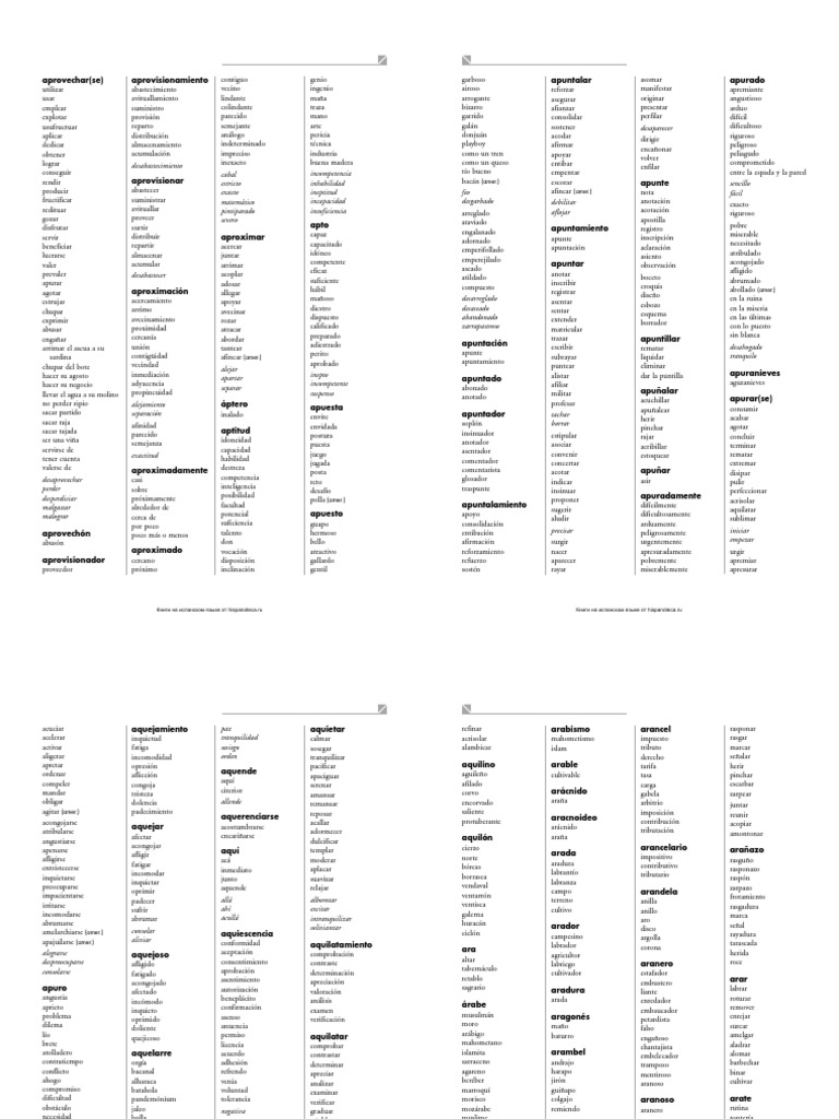 Diccionario de Sinónimos y Antónimos Parte 1.3 | PDF