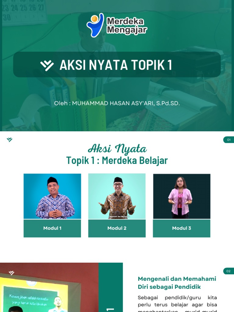 Aksi Nyata Topik 1 PMM | PDF