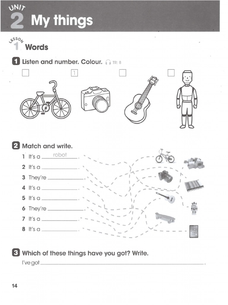 Look2 Workbook Unit 2 | PDF