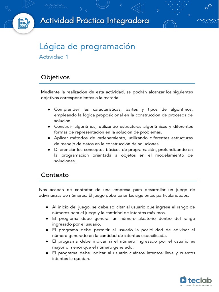 Actividad 1 | PDF | Programa de computadora | Programación