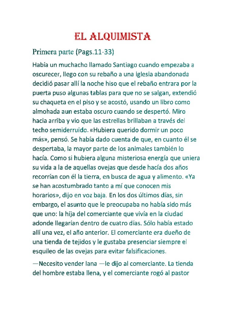 El Alquimista | PDF