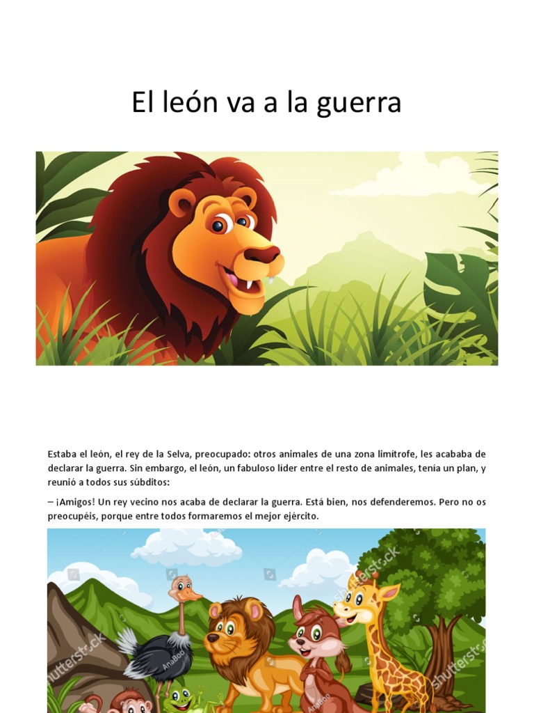 El León Va A La Guerra | PDF | Libros para adolescentes