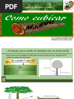 Guia de Cubicación de La Madera | PDF | Volumen | Pie (unidad)