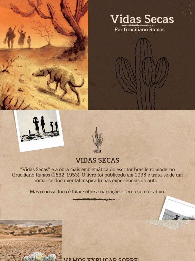 Slide Sobre Narração de Vidas Secas | PDF