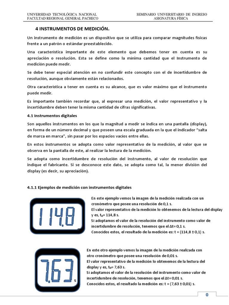 Capítulo 4 Instrumentos de Medicion V8 | PDF | Longitud | Metrología