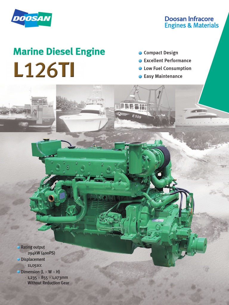 Motor Daewoo 265 - 294KW | PDF | Diesel Engine | Engines