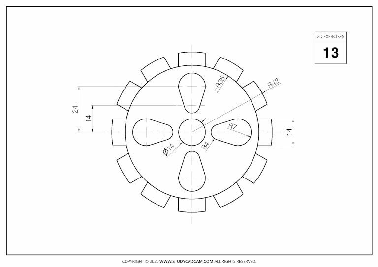 Studycadcam Ex13 | PDF