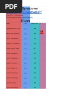 Reps Haul Spreadsheet | PDF | Renminbi | Fashion