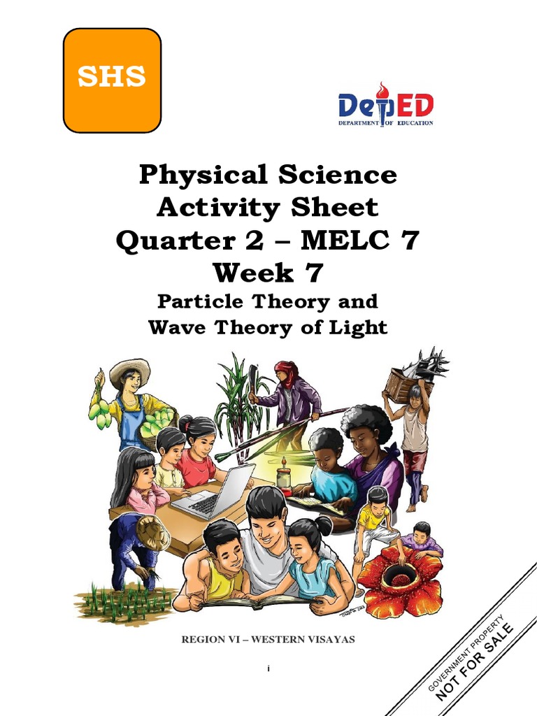 LAS SHS PhySci MELC 7 Q2 Week-3 | PDF | Light | Luminiferous Aether