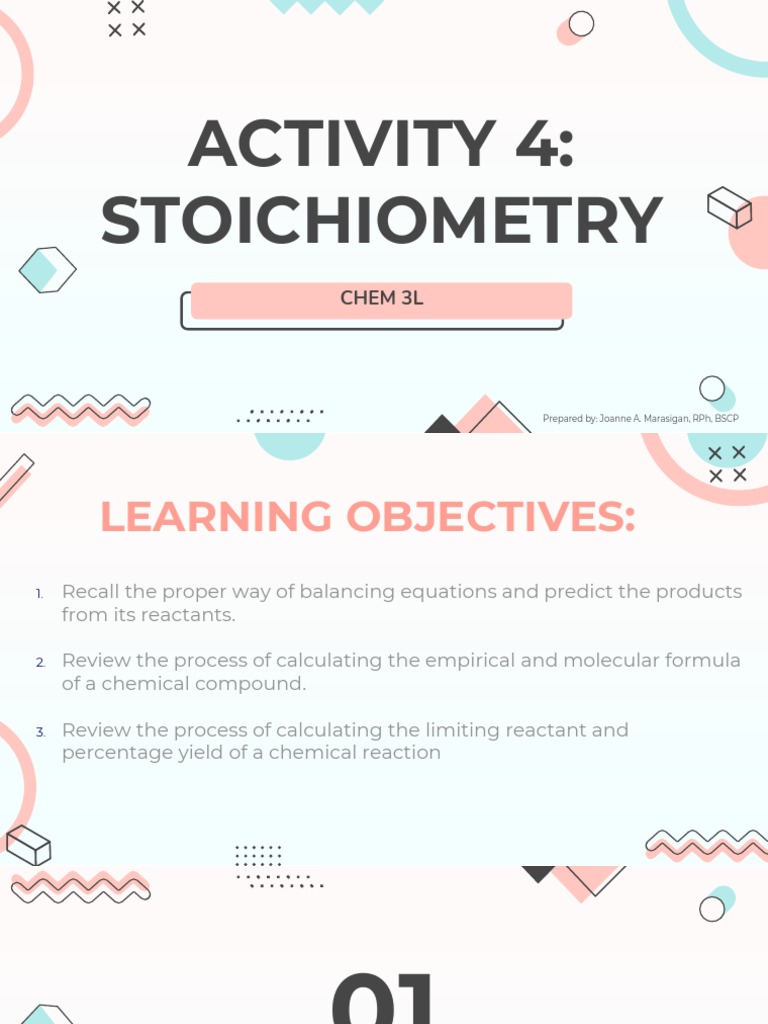 Stoichiometry Video Lecture | PDF | Mole (Unit) | Molecules