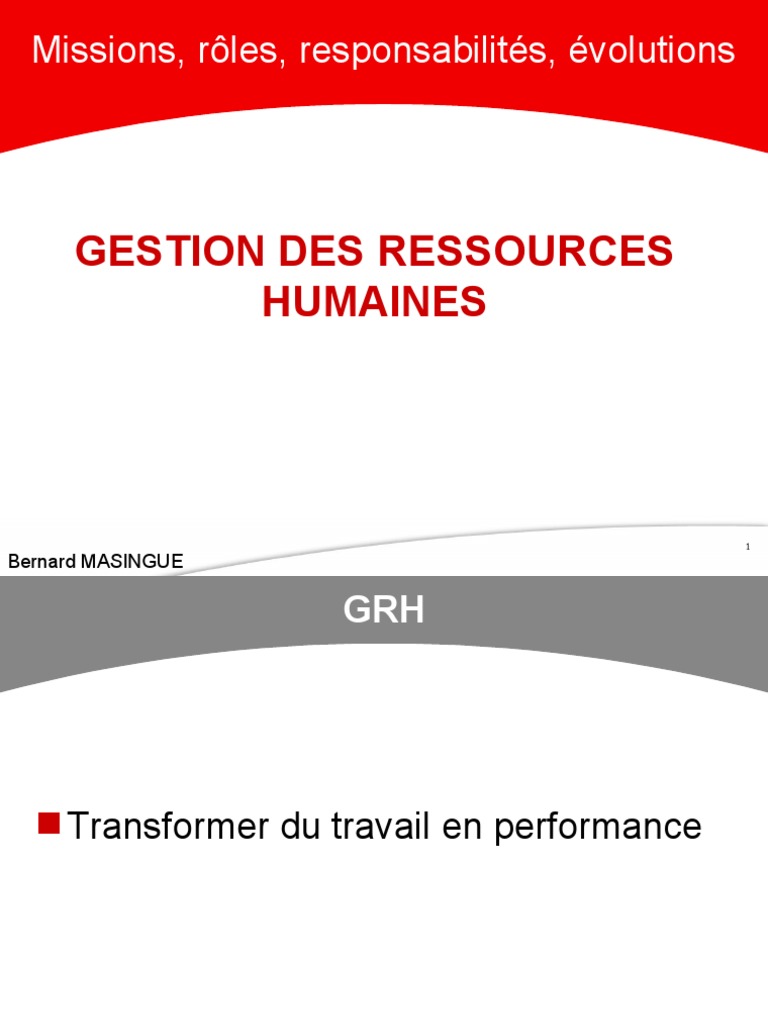 20 - MVT (Masingue) - GRH Et Organisations | PDF | Gestion des ...