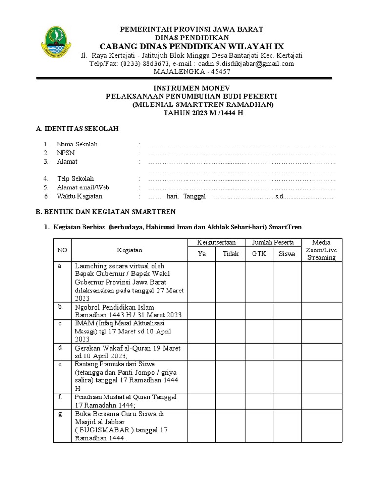 Monev Smarttren | PDF