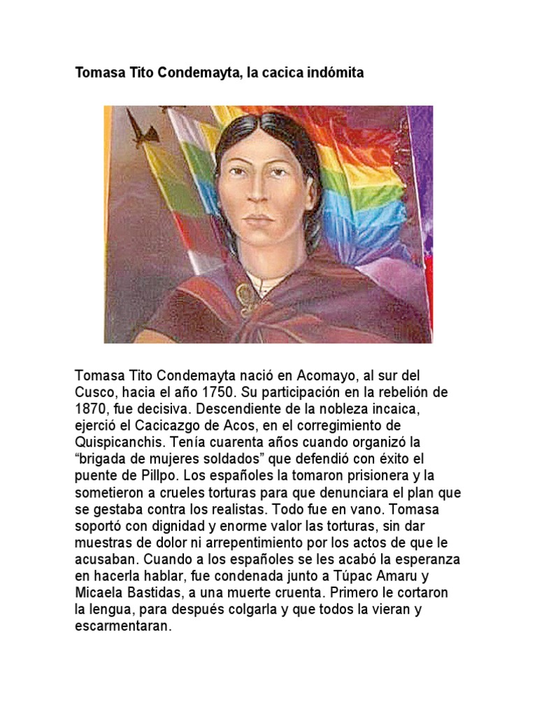 Tomasa Tito Condemayta | PDF
