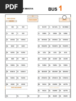 Denah Bus Seat 2-2 50 | PDF