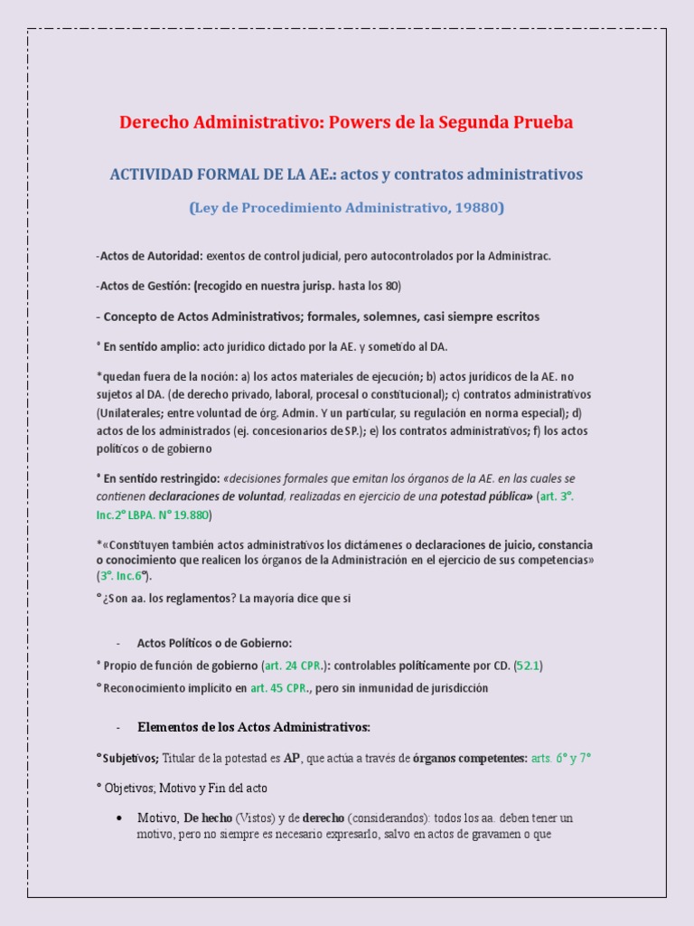 Powers. D° Admin. Prueba 2 | PDF | Justicia | Crimen y violencia