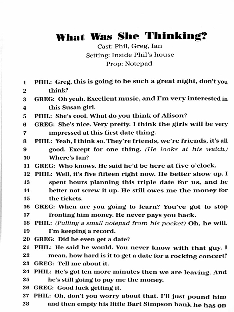 What Was She Thinking? | PDF