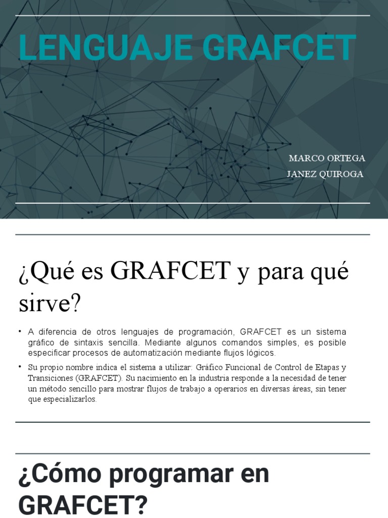 Lenguaje Grafcet | PDF