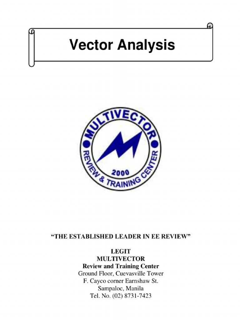 10 - Vector Analysis | PDF