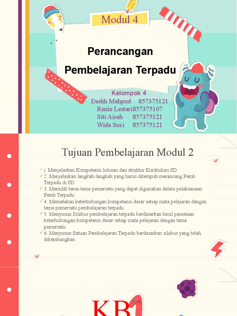 Modul 4 - Kel 4 Pembelajaran Terpadu | PDF
