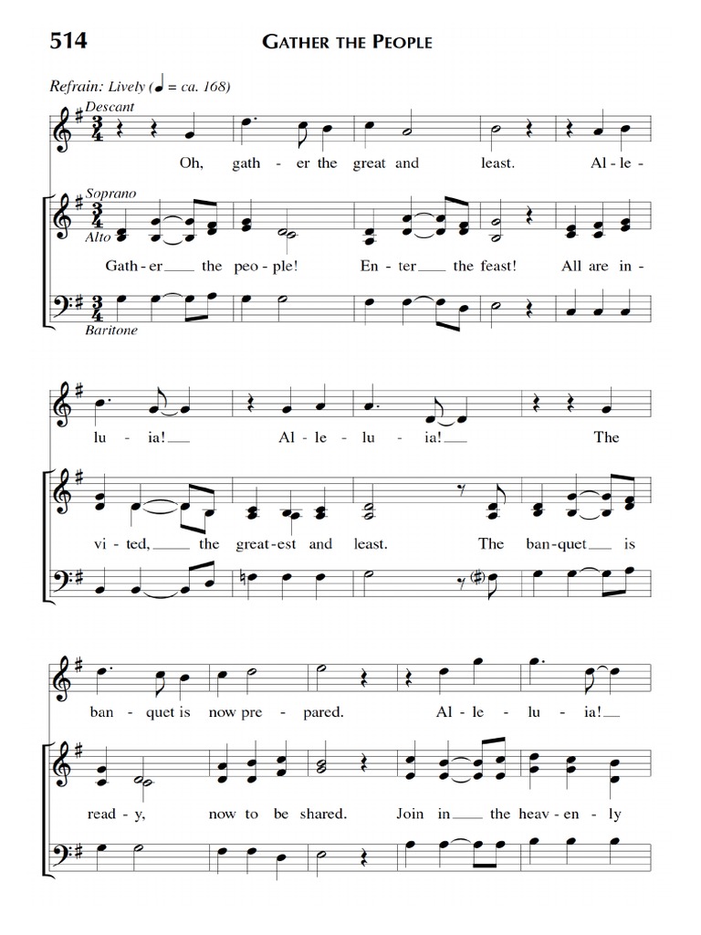 01 Gather The People | PDF