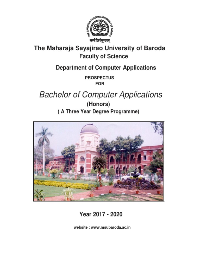 BCA Prospectus 17-20 | PDF | Career & Growth | Business