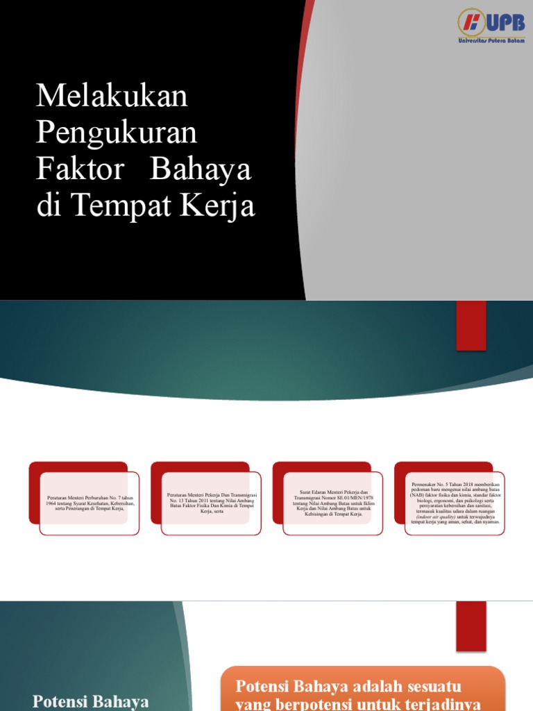 5. Melakukan Pengukuran Faktor Bahaya Di Tempat Kerja | PDF