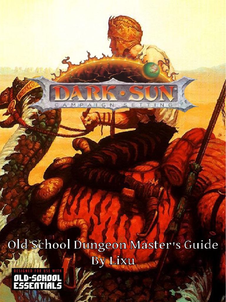 Dark Sun OSE Dungeon Master's Guide | PDF