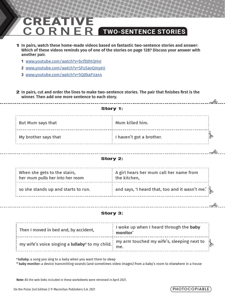OTP2 - Level 2 - Creative-Corner-Wkshts | PDF | Characters In Romeo And ...