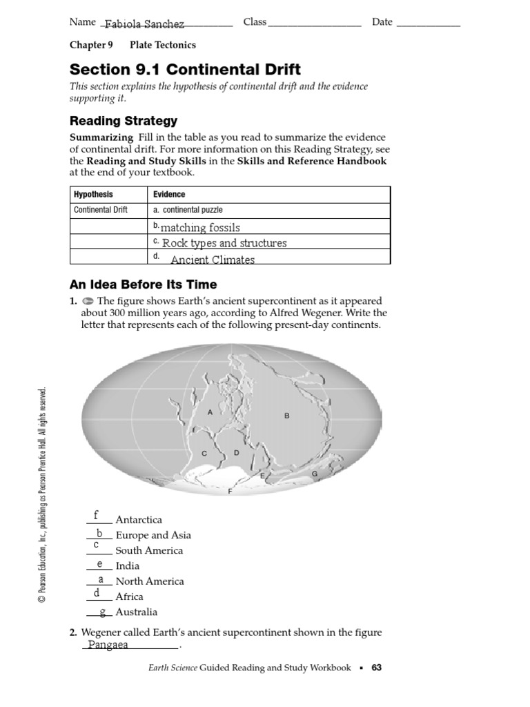 Kami Export - Fabiola Sanchez - 9.1 Continental Drift Guided Reading ...