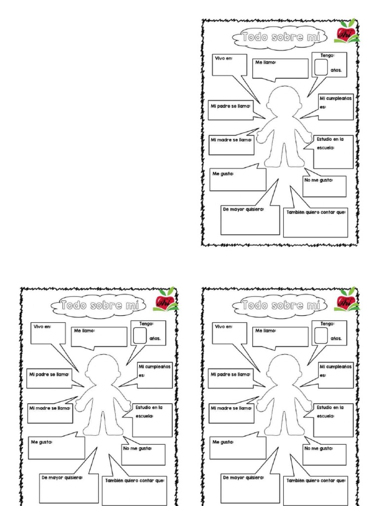 Ficha para Conocerme | PDF
