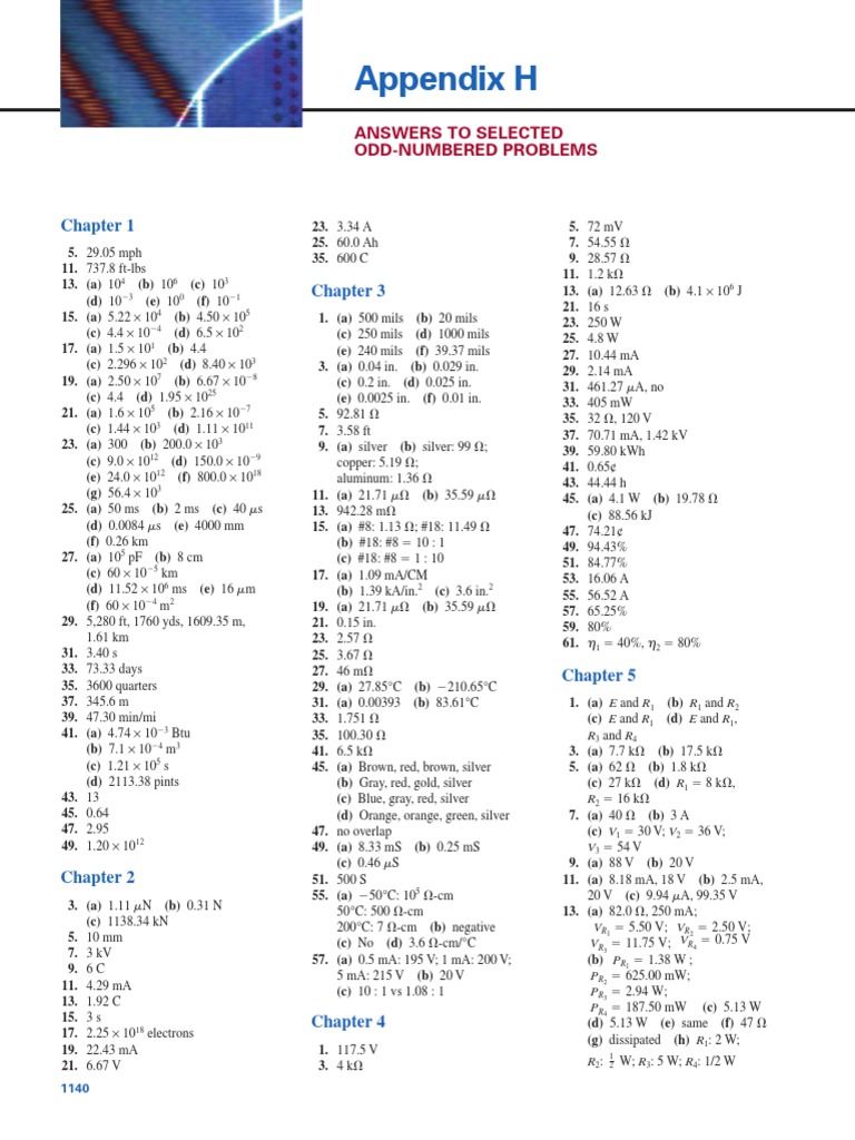 Appendix H | Download Free PDF | Metrology | Waves