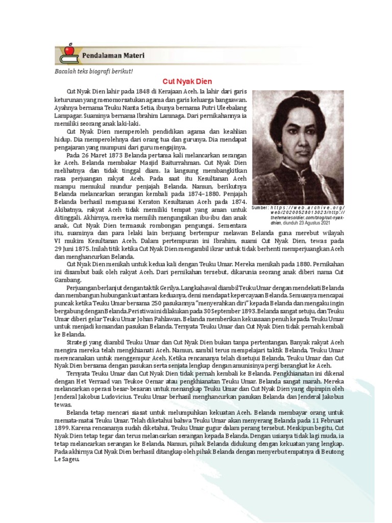 Teks Biografi Buku Intan Pariwara | PDF