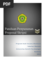 Pedoman Proposal Skripsi S1 FTMM | PDF