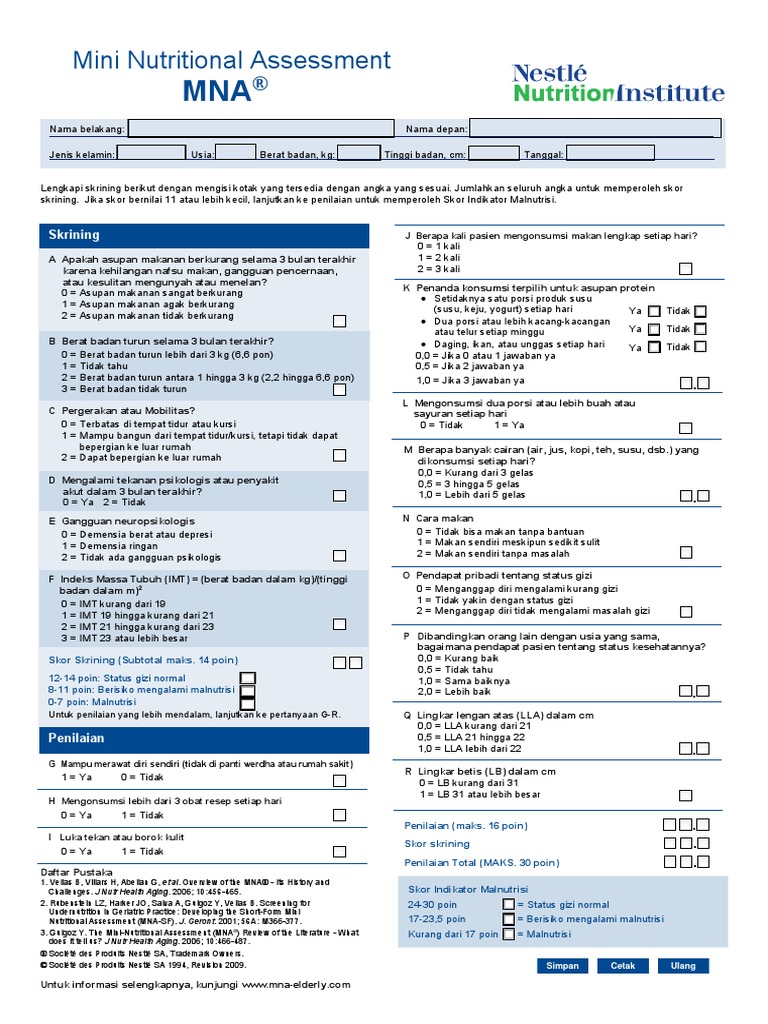 MNA Indonesian | PDF