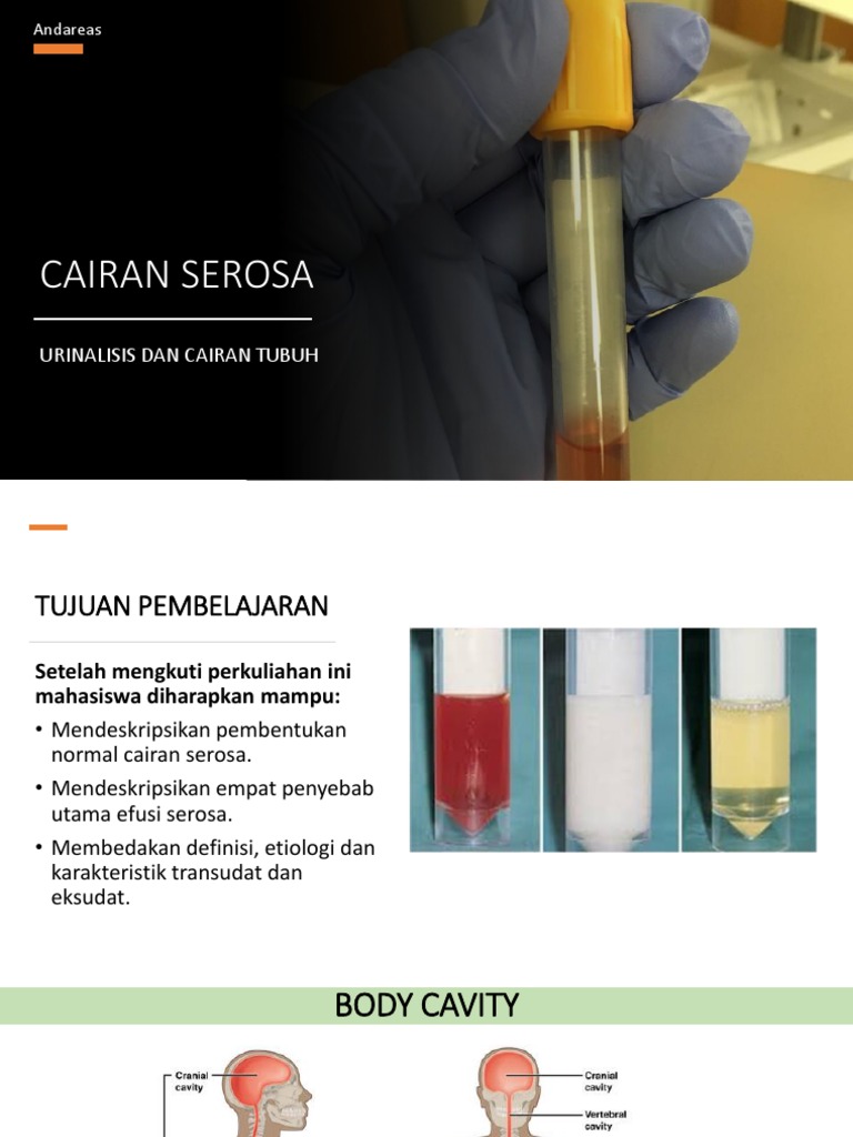 Pemahaman Cairan Serosa dan Efusi | PDF