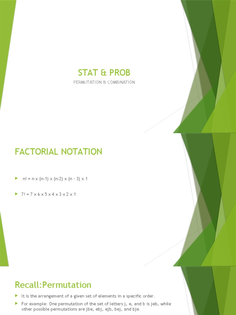 Permutation Combination | Download Free PDF | Permutation | Discrete Mathematics