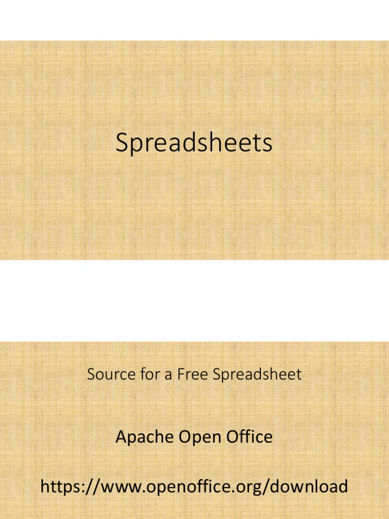 Spreadsheets | PDF