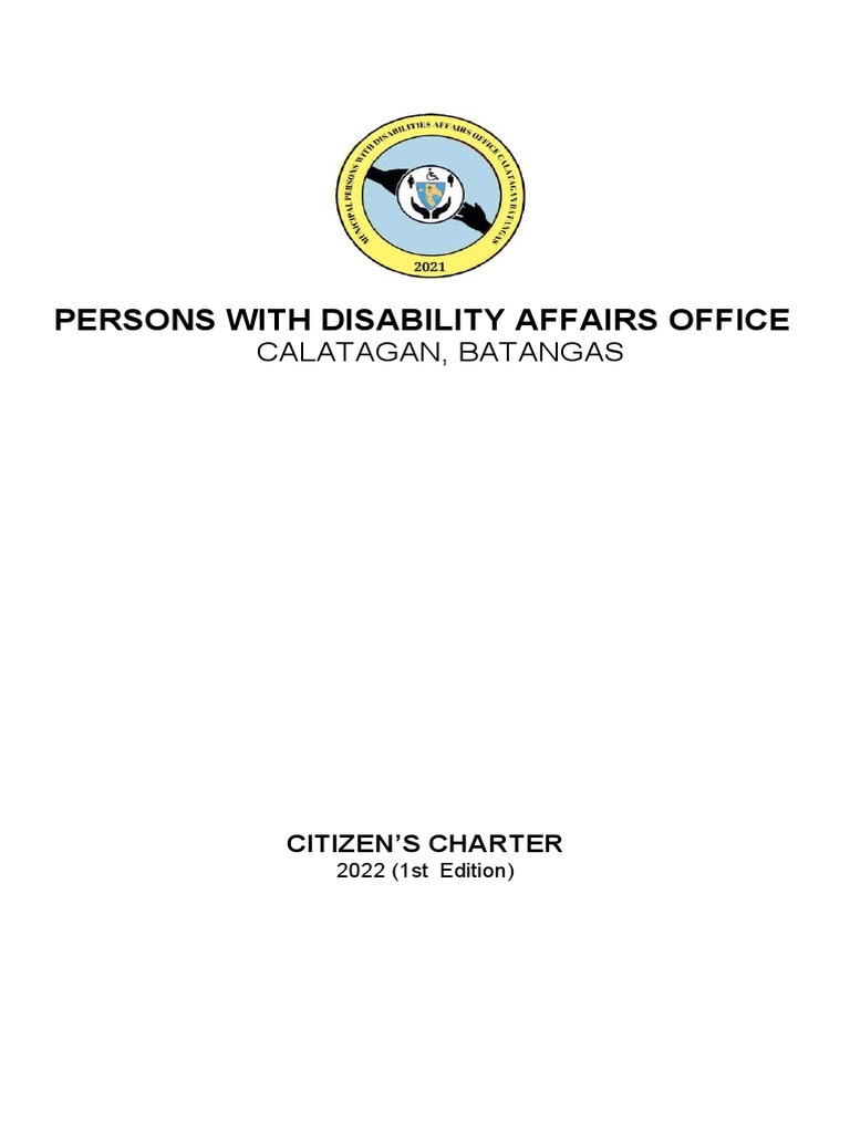 PDAO Citizen's Charter Indicating Mechanism For The Issuance of Persons ...