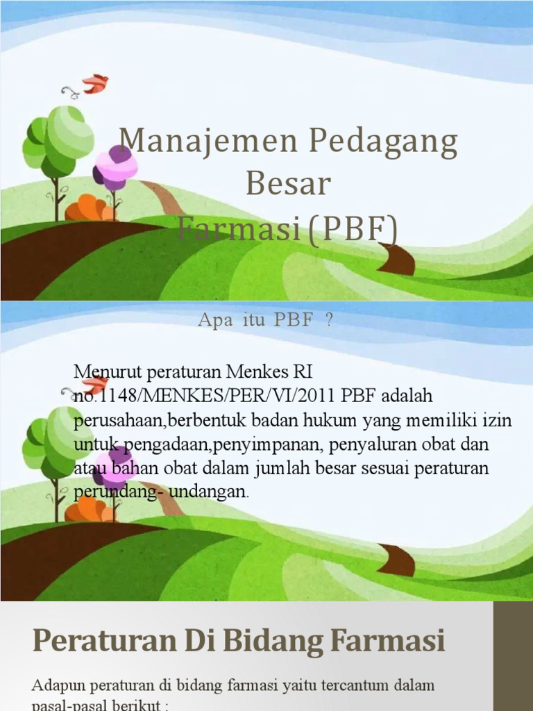 Manajemen Farmasi Di PBF | PDF | Pengembangan Diri