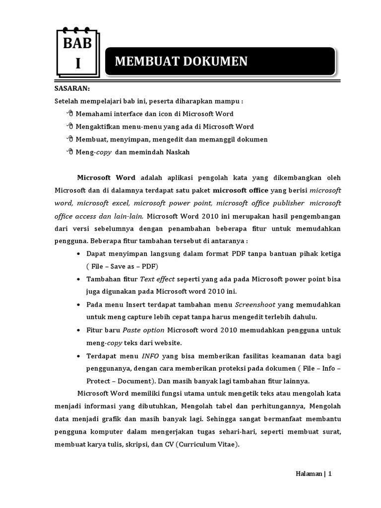 Mengenal Ms. Word | PDF