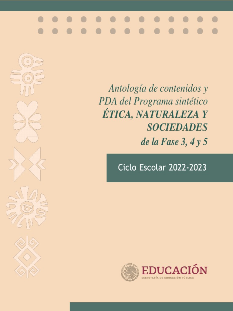 Antologia_ENyS_CONTENIDOS Y PDA_FASE 3, 4 Y 5 | PDF | Naturaleza | Sociedad