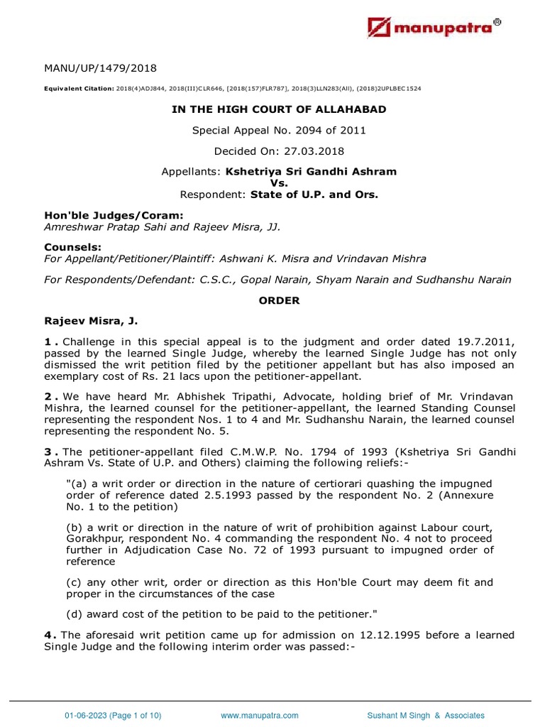 Case On Imposition of Cost | PDF | Lawsuit | Vexatious Litigation