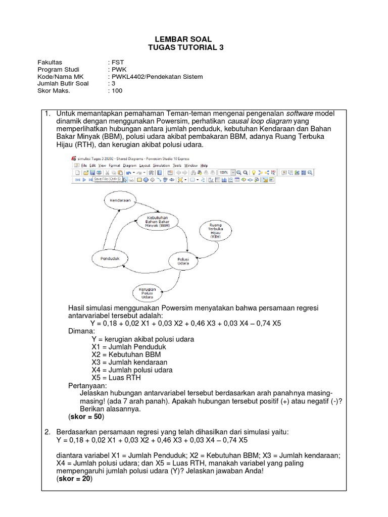 Soal PWKL4402 Tugas 3 | PDF