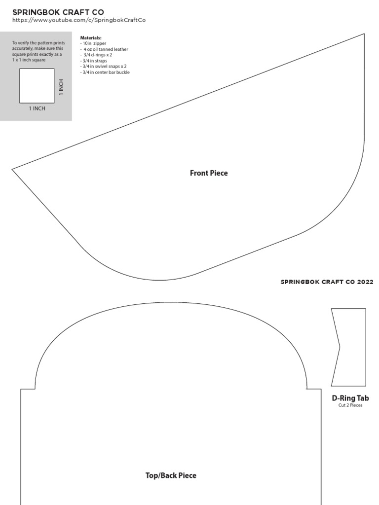 Fanny Pack Pattern Final | PDF