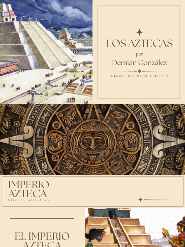 Aztecas Diseño, Arquitectura, Cultura (Simple) | PDF | Mesoamérica | México