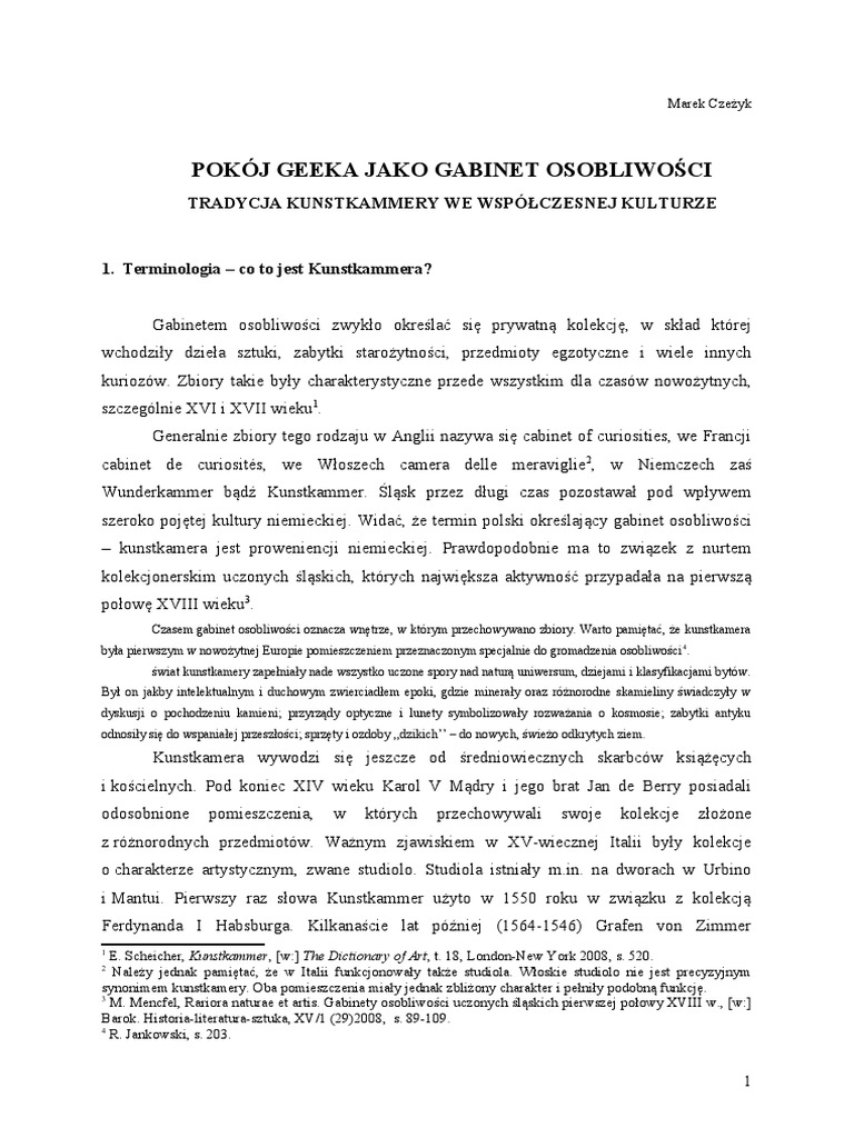 Pokój Geeka Jako | PDF