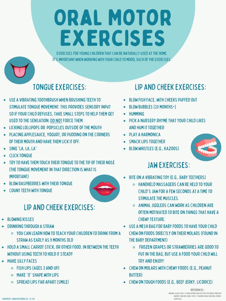 Oral Motor | PDF | Tongue | Lip