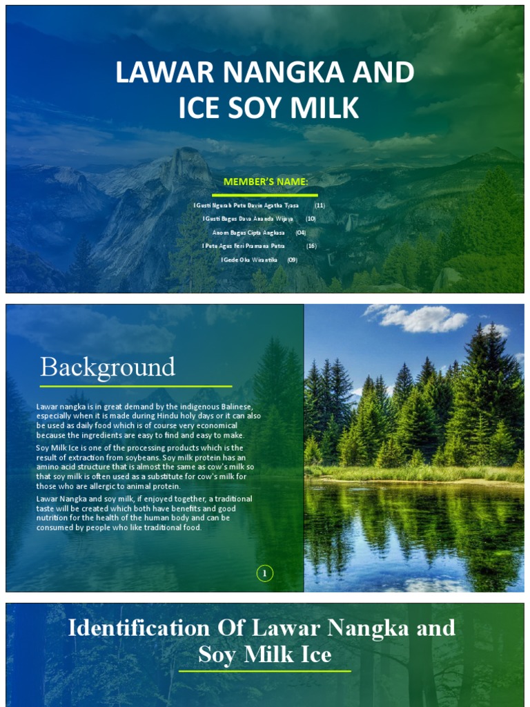 Lawar Nangka and Soy Milk Ice | PDF | Soybean | Soy Milk