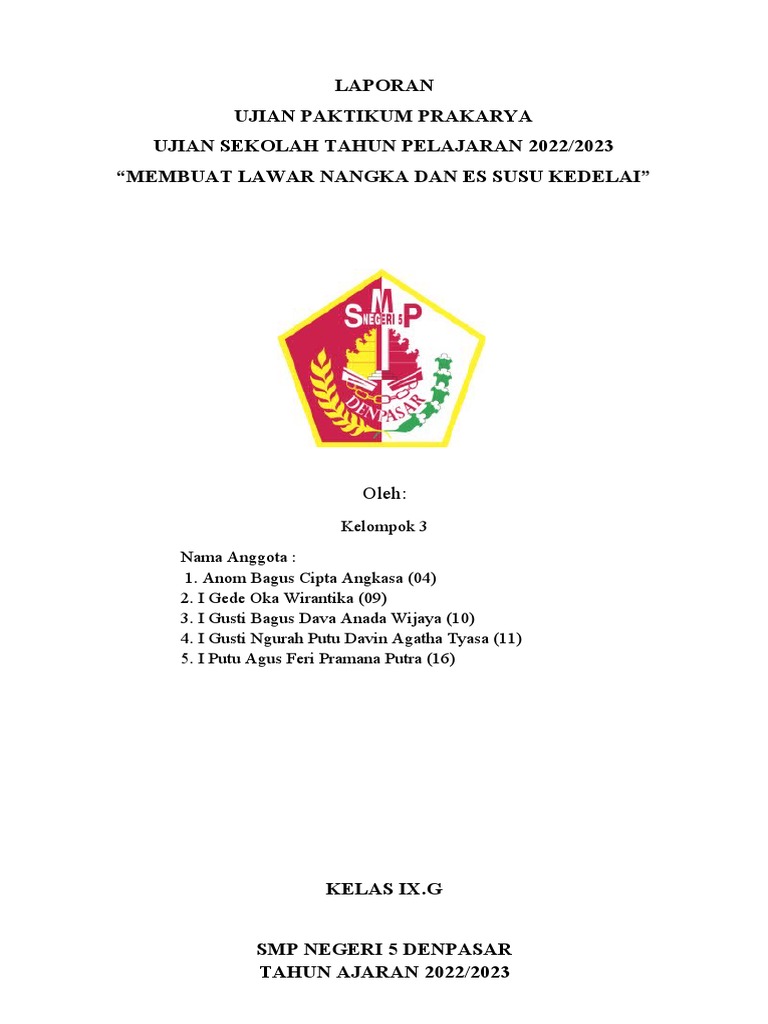 Format Laporan Projek | PDF