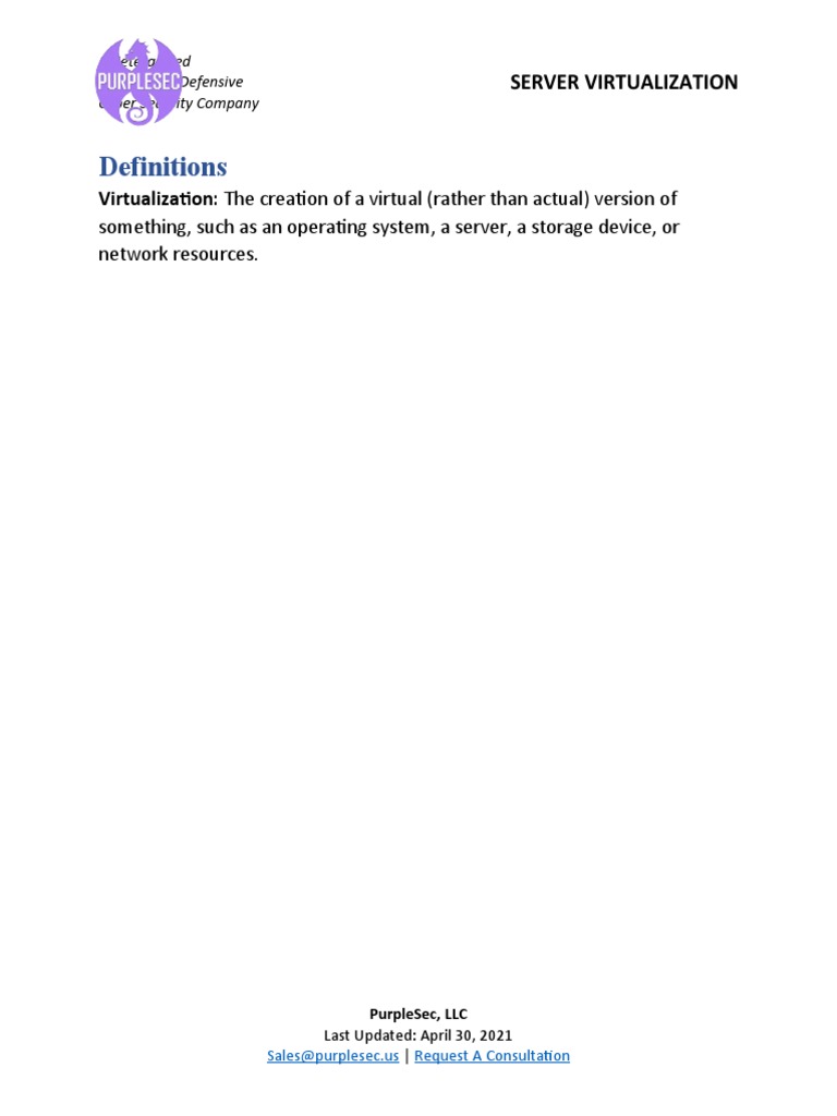 Security Policy 27 Server Virtualization | PDF | Virtualization | Operating System